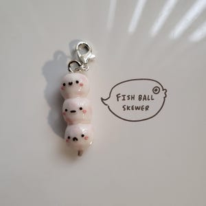 Japanese Dango and Skewer Charms || Three Colored Dango, Panda Dango ...