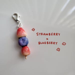 Tanghulu Fruit Charms || Strawberry, Grape, Blueberry and Orange ...