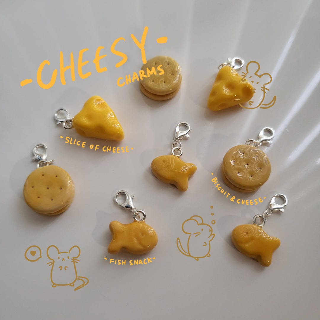 Cheesy Charms || Slice of Cheese, Fish Snack and Biscuit and Cheese ...