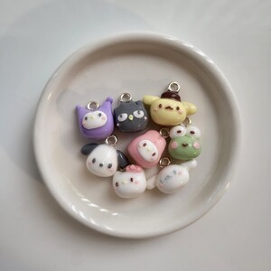 Mini Character Charm || Handmade Polymer Clay Keychain - Etsy