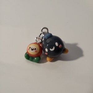 Enemies & Power Ups Charm Sets || Goomba, Bomb, Boo, and Shy Guy ...