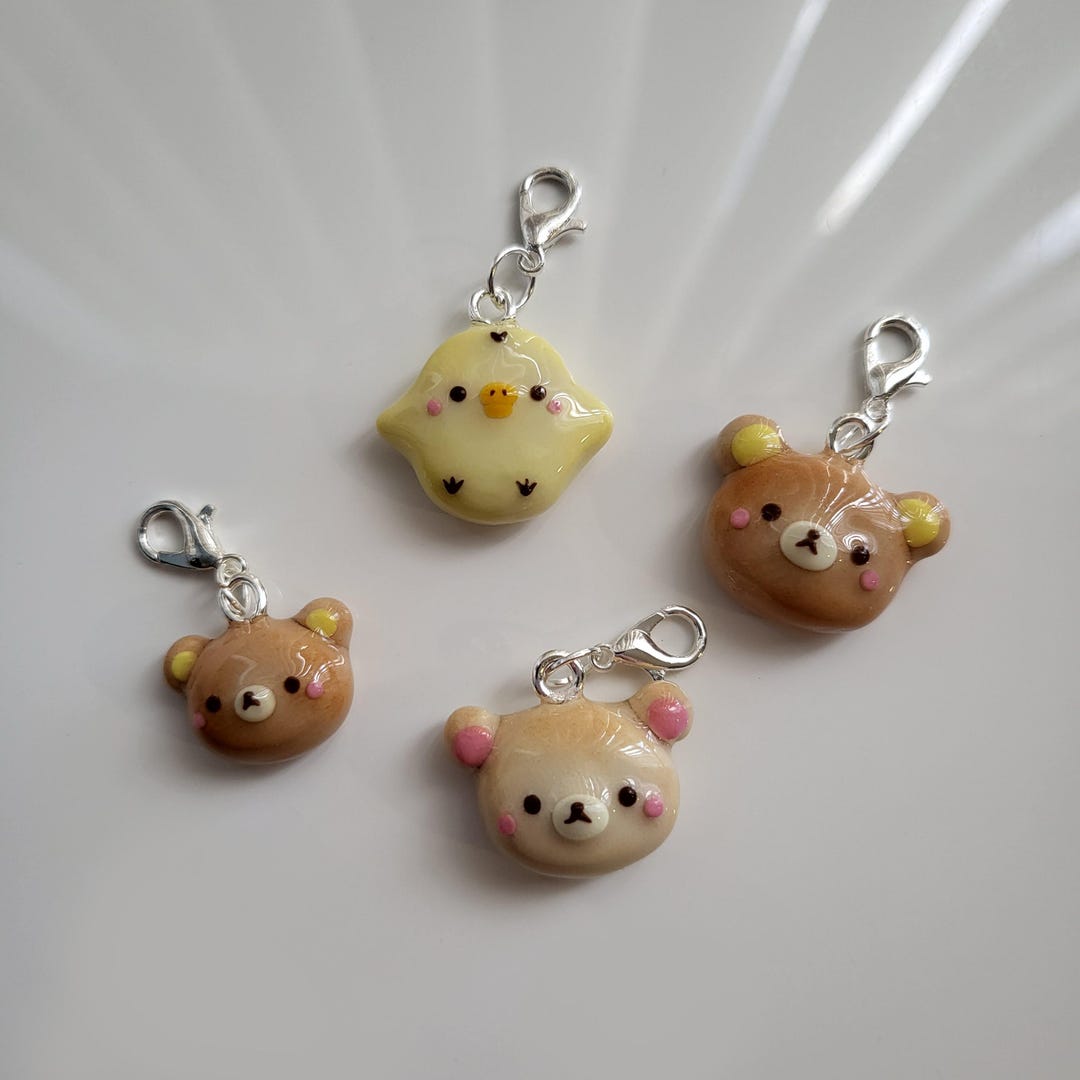 Sleepy Bear Cookies || Handmade Polymer Clay Keychain - Etsy