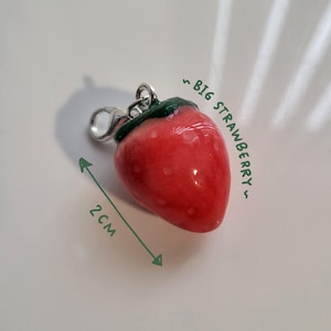 Kawaii Strawberry Charms || Strawberries, Bunny, Tanghulu, Fruit ...