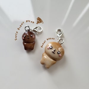 Kawaii Bread Charms || Burnt Bread, Strawberry Bread, Melon Bread ...