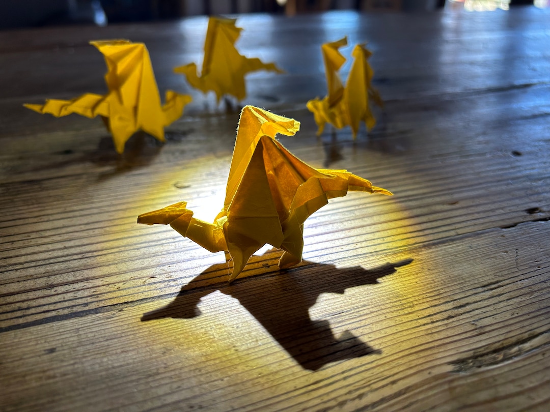 Origami Paper Dragon - Etsy