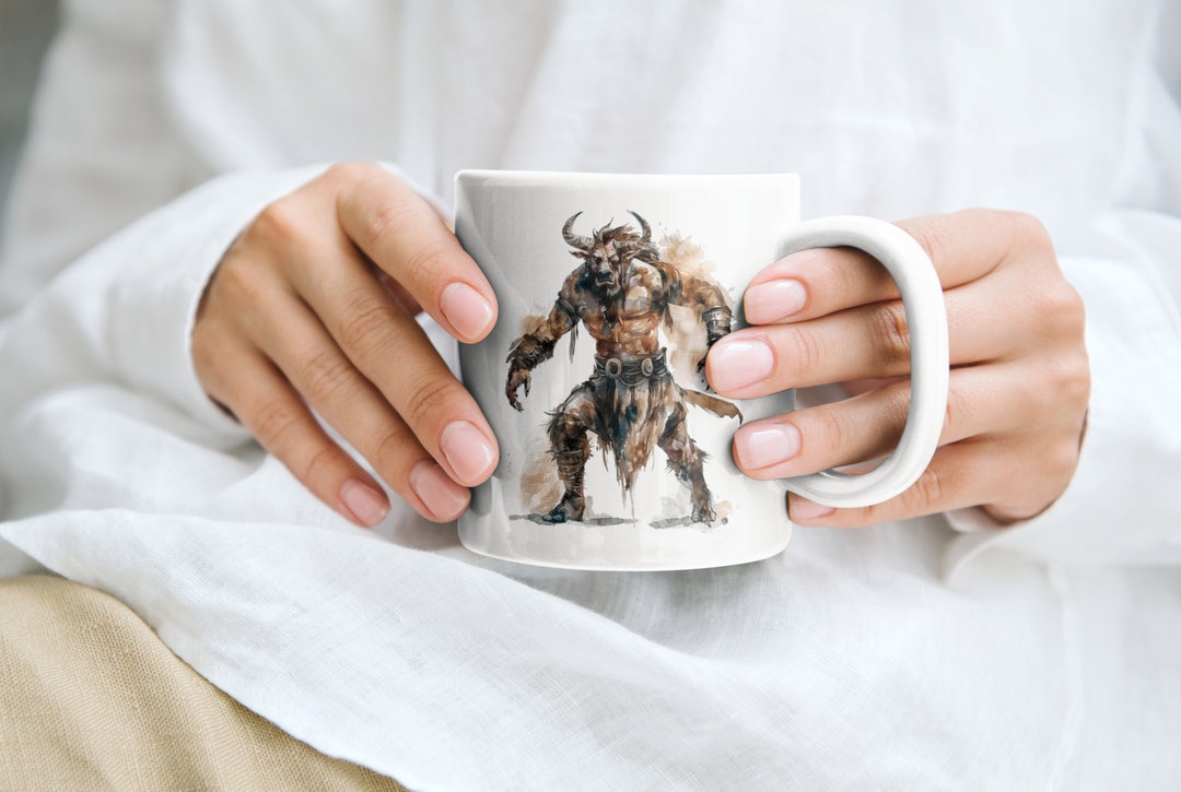 Minotaur Mug, Fantasy Mug, Creature Mug, Mythical Mug, Greek Myth Mug ...
