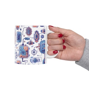 Motherboard Mug, Circuit Board Mug, Technology Mug, Computer Mug ...