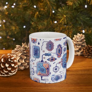 Motherboard Mug, Circuit Board Mug, Technology Mug, Computer Mug ...