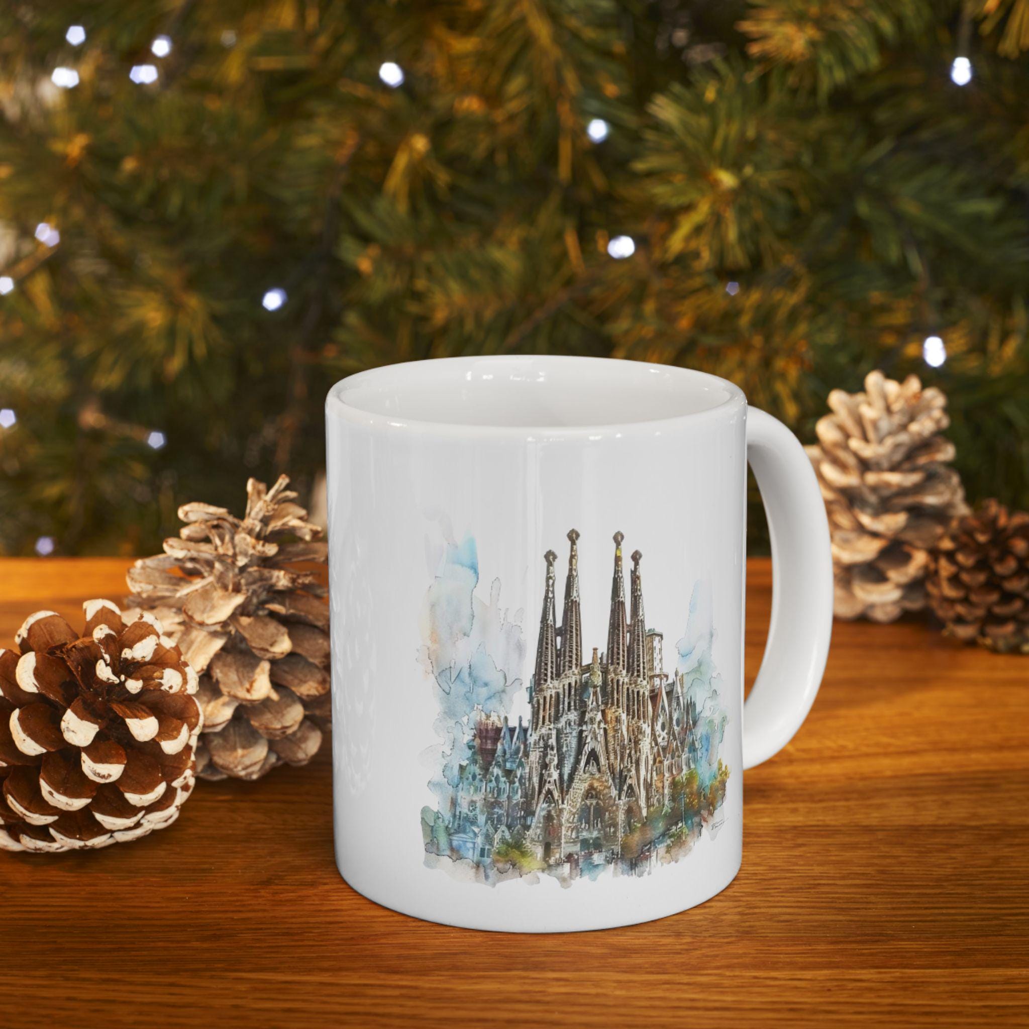 Sagrada Familia Mug, Barcelona Mug, Spain Mug, Geography Mug, Landmark ...