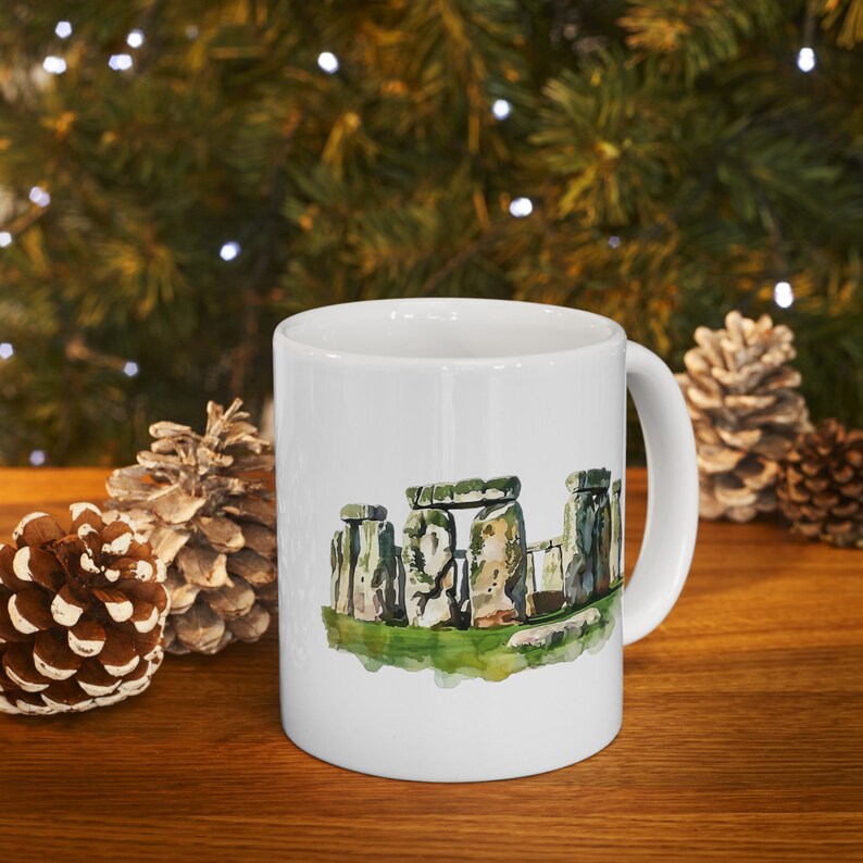 Stonehenge Mug, Geography Mug, England Mug, Landmark Mug, Megalith Mug ...