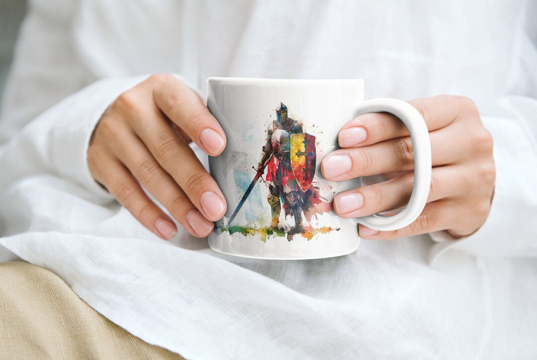 Knight Mug, Medieval Mug, Cavalryman Mug, Soldier Mug, Fighter Mug ...
