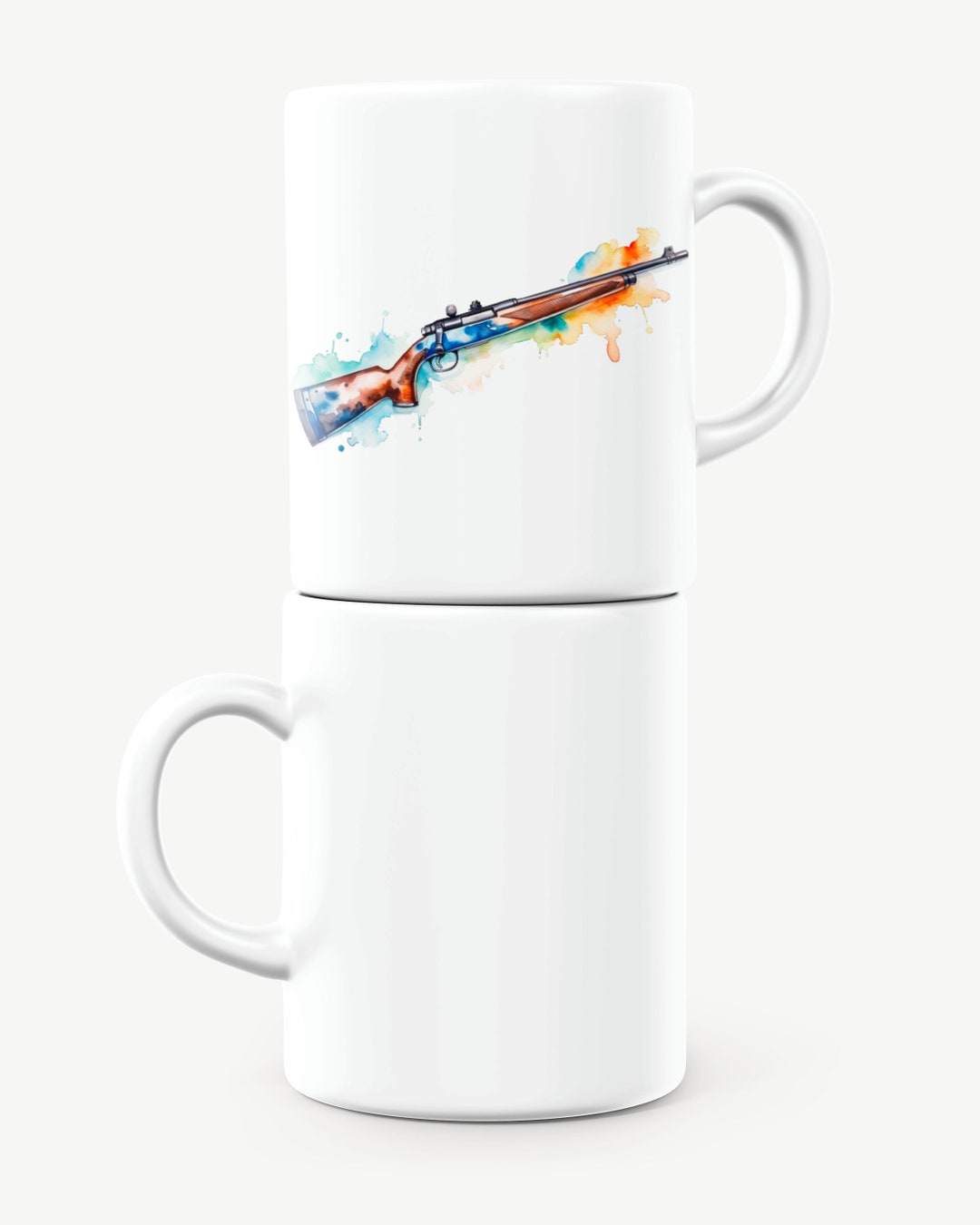 Hunting Rifle Mug, Rifle Mug, Hunter Mug, Hunting Mug, Hunting Rifle ...