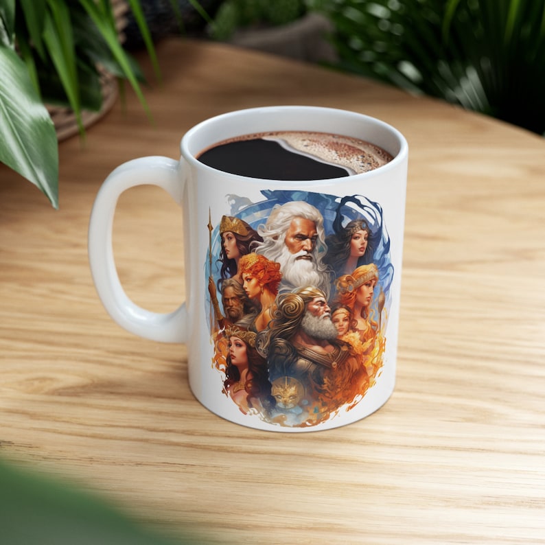 Greek Gods & Goddesses Mug, Greek Mythology Mug, Greece Mug, Mythology ...