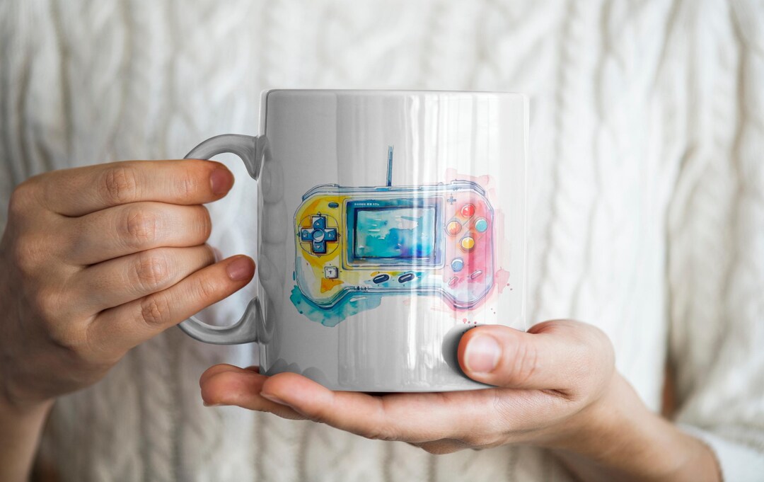 Video Game Mug, Handheld Mug, Console Mug, Gamer Mug, Technology Mug ...