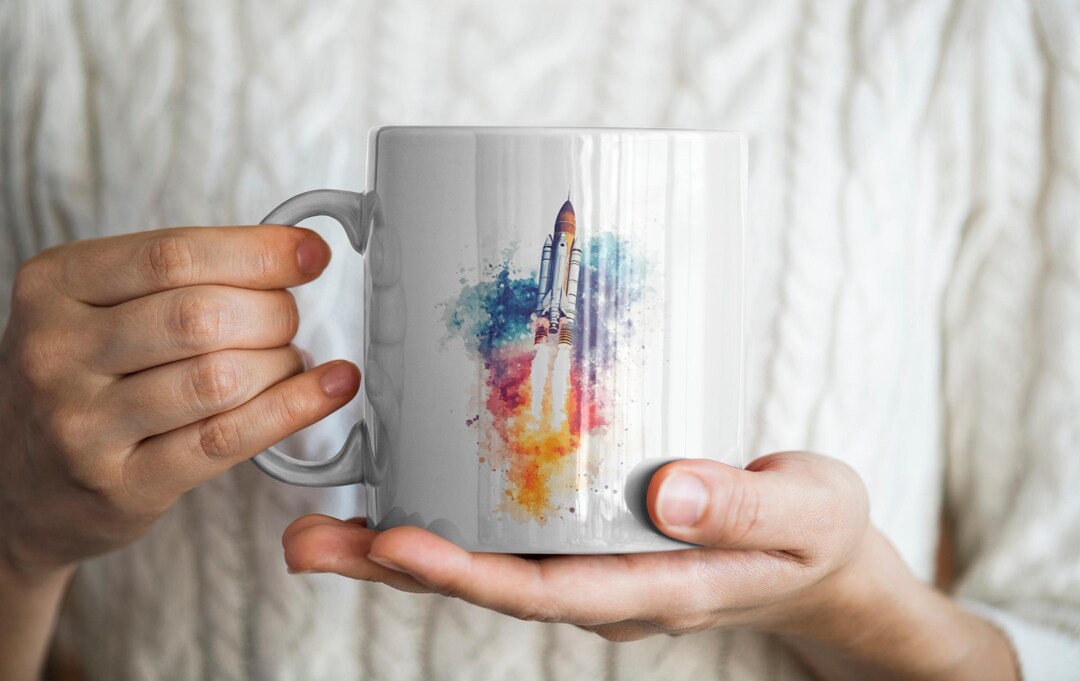 Rocket Mug, Spaceship Mug, Astronaut Mug, Space Mug, Spacecraft Mug ...