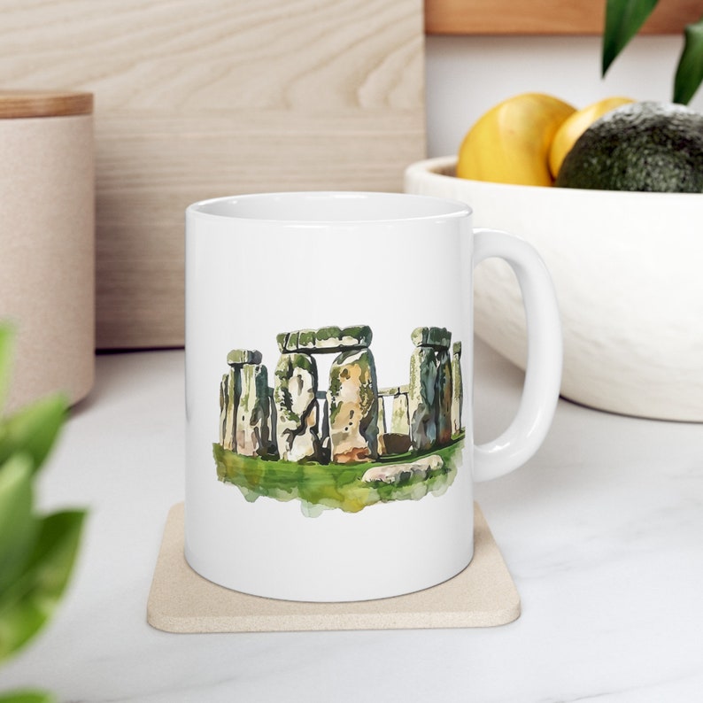 Stonehenge Mug, Geography Mug, England Mug, Landmark Mug, Megalith Mug ...
