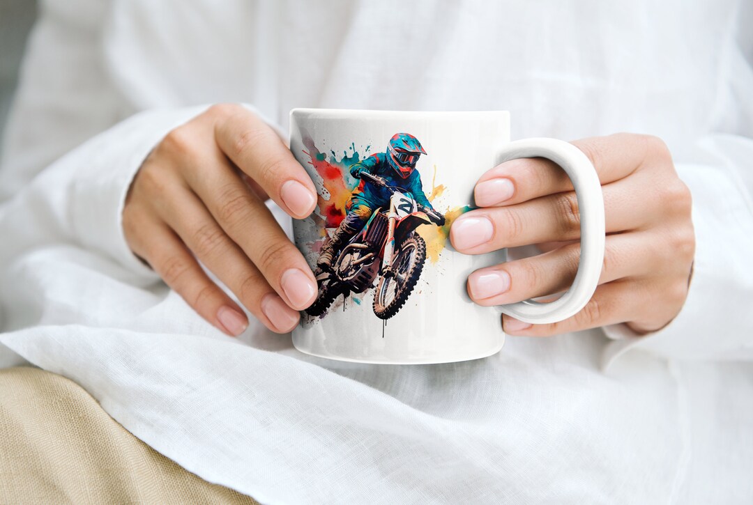 Dirtbike Mug, Motocross Mug, Motorcycle Mug, Sports Mug, Athlete Mug ...