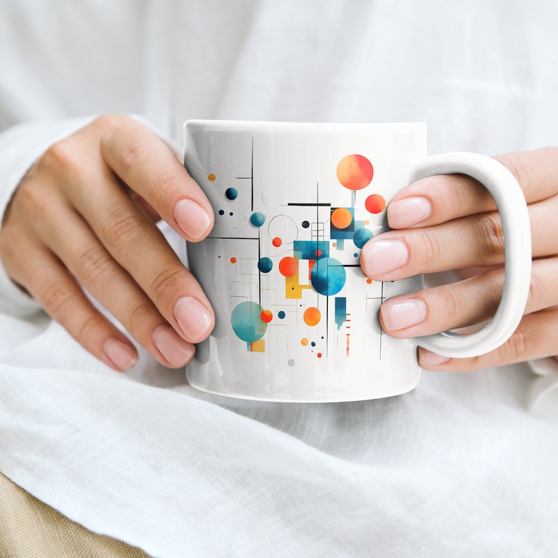 Geometric Mug - Etsy
