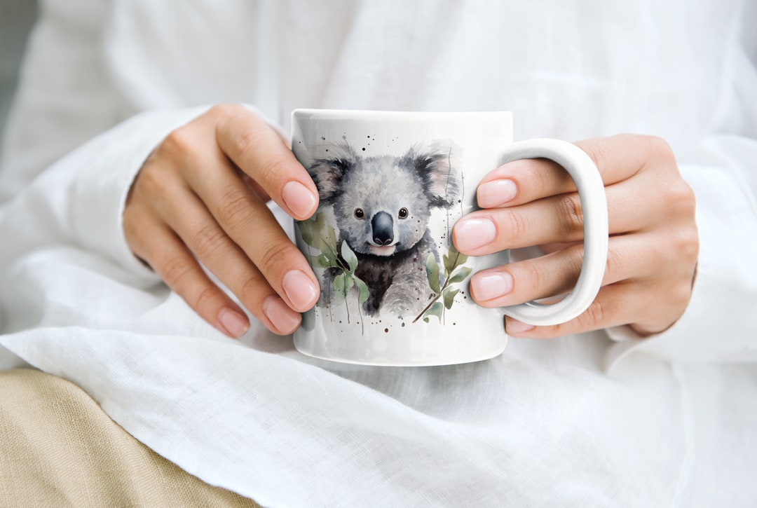 Koala Bear Mug, Koala Mug, Marsupial Mug, Animal Mug, Australia Mug ...