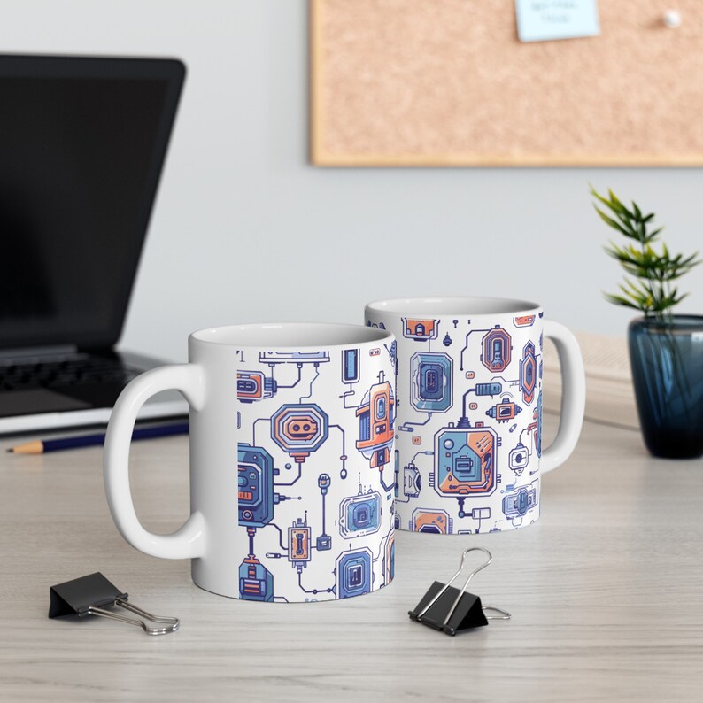Motherboard Mug, Circuit Board Mug, Technology Mug, Computer Mug ...