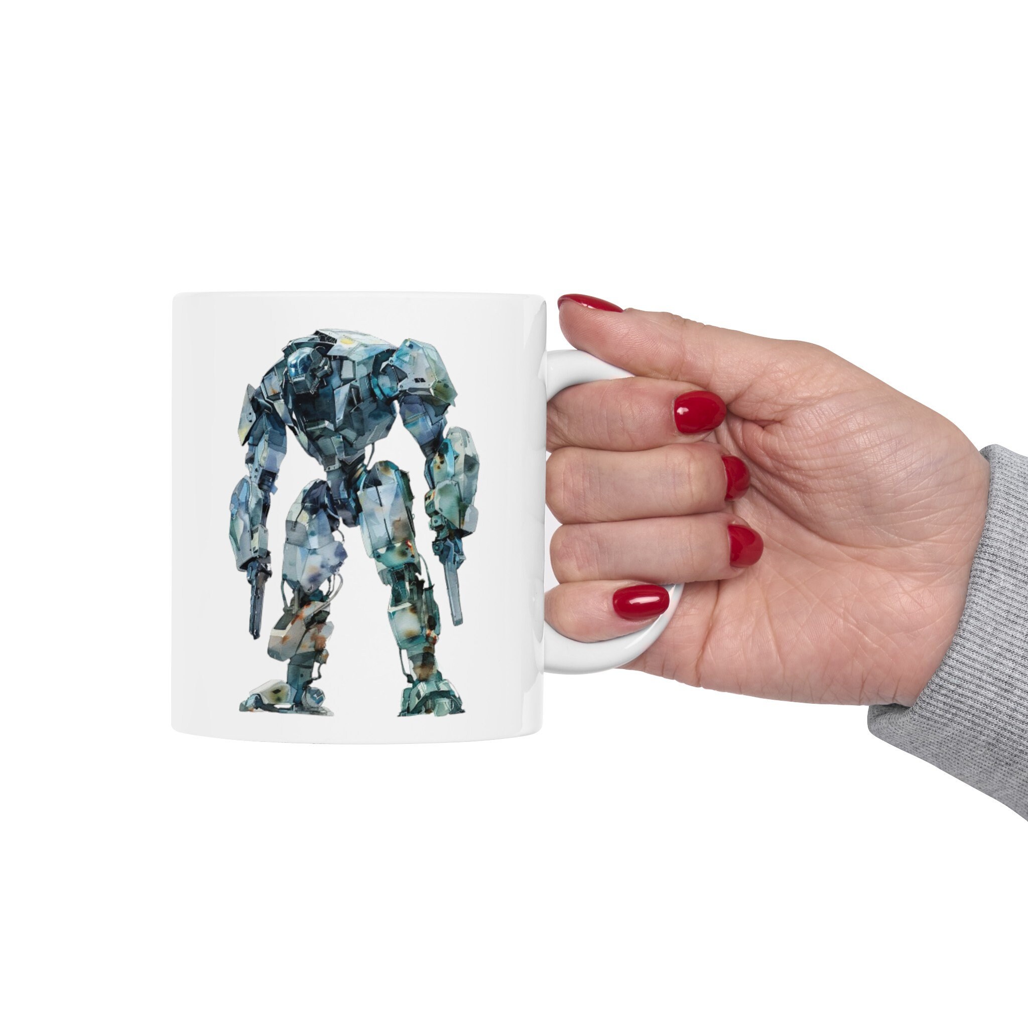 Mech Suit Mug, Sci-fi Mug, Technology Mug, Futuristic Mug, Mech Suit ...