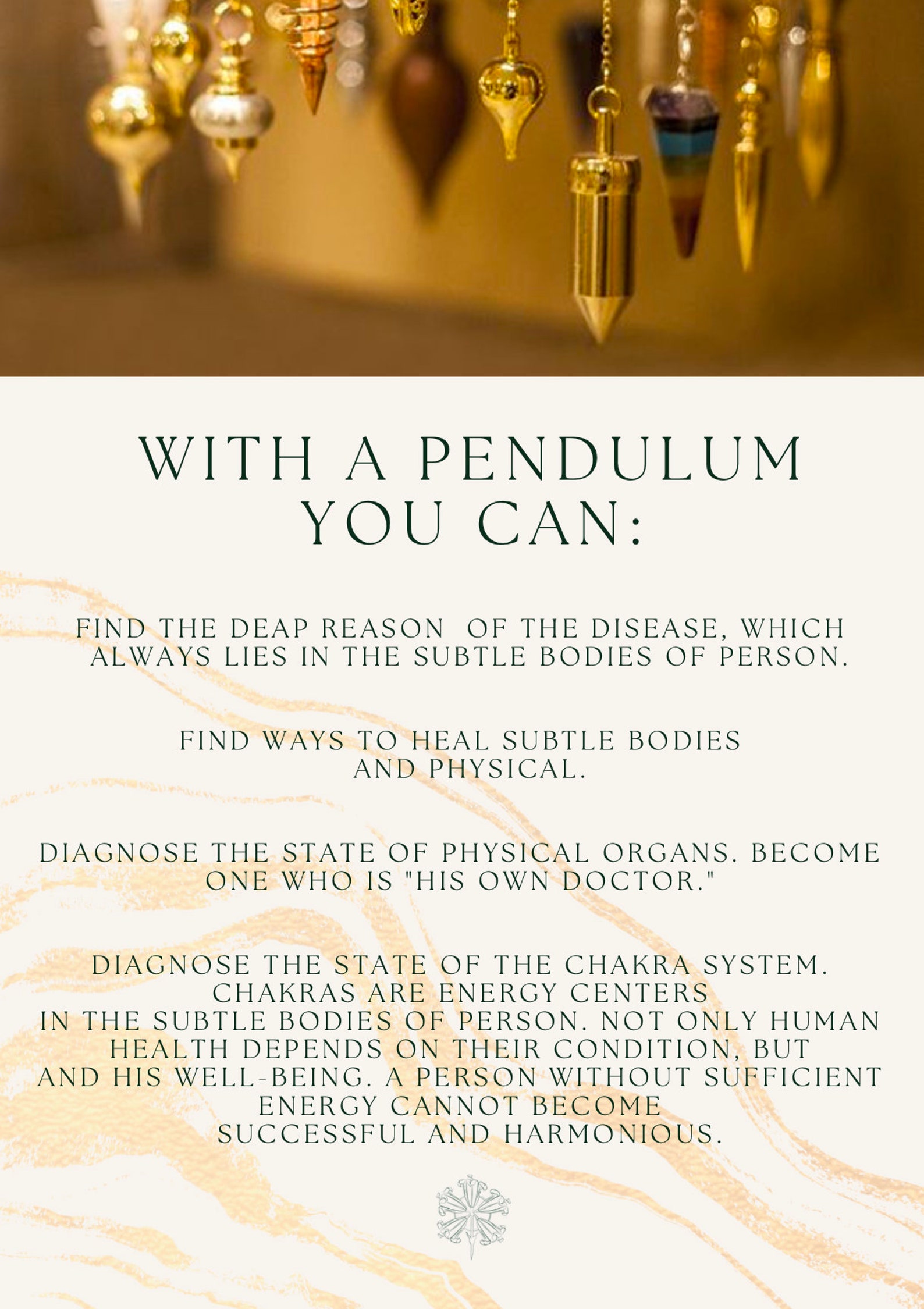 The Complete Scientific Guide to Pendulum Healing. - Etsy