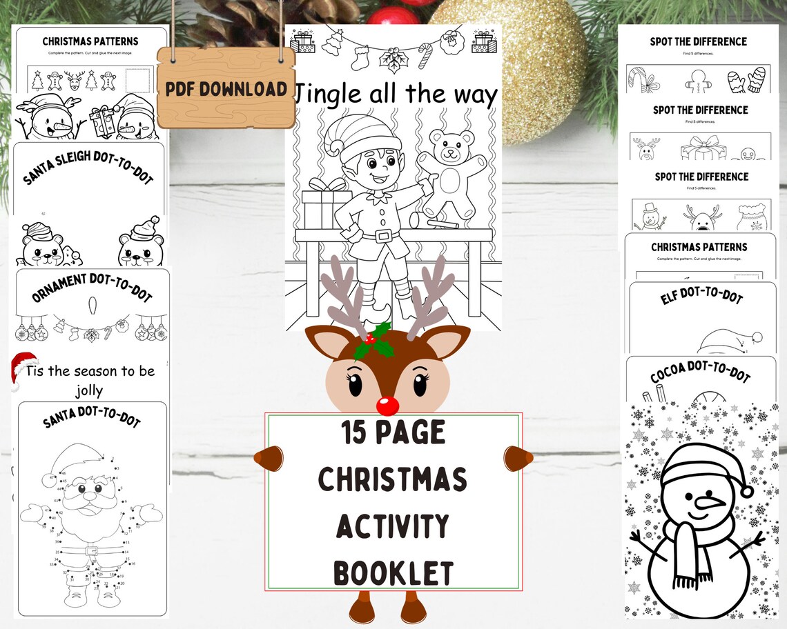 Letter to Santa, Free Bonus Coloring Pages, Dear Santa, Printable ...