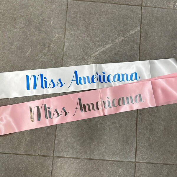 Custom Sash - Etsy