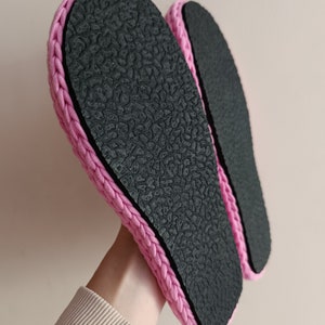 Crochet Slippers, Custom House Shoes for Women, Handmade Slippers Home ...