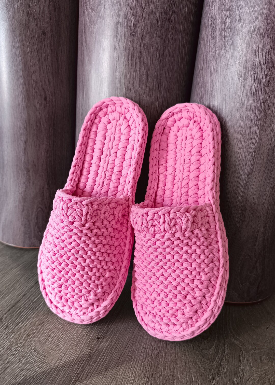 Crochet Slippers, Custom House Shoes for Women, Handmade Slippers Home ...