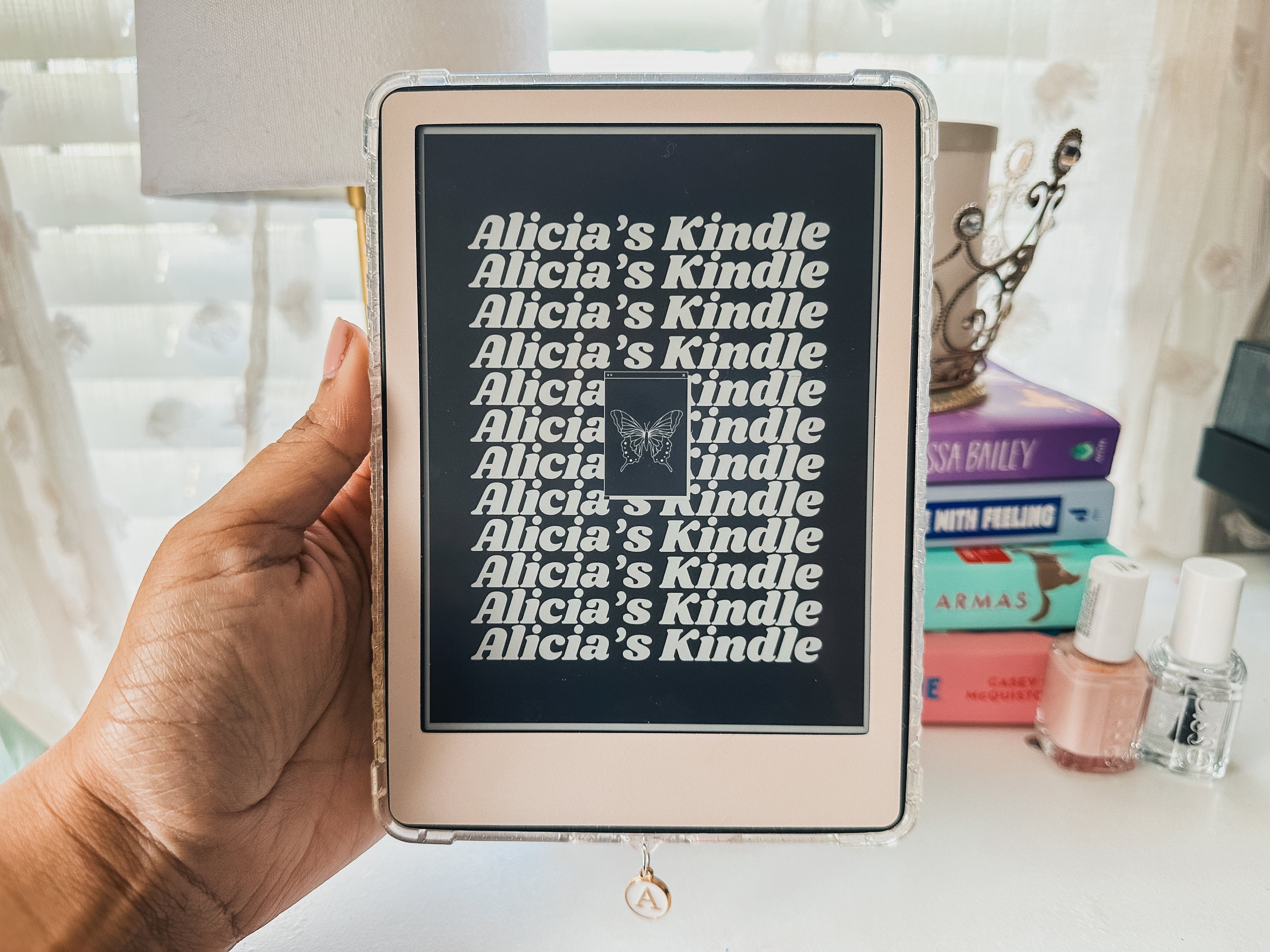 CUSTOMIZED Kindle Lock Screen | Butterfly Screen (FULL SCREEN, No ...