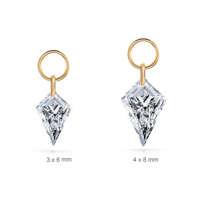 Kite Shape Lab Diamond, CVD VVS2 E/F Lab Created Loose Diamond Floating ...