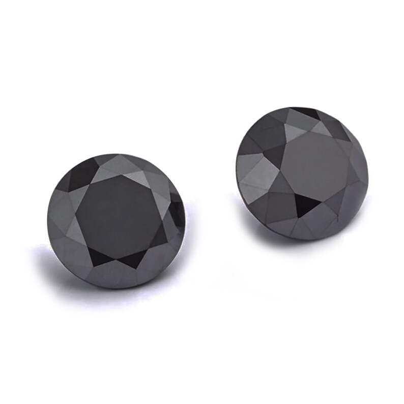 AAA Echte Echte Zwarte Diamant lot 2 mm tot 2,7 mm Briljant volle ...