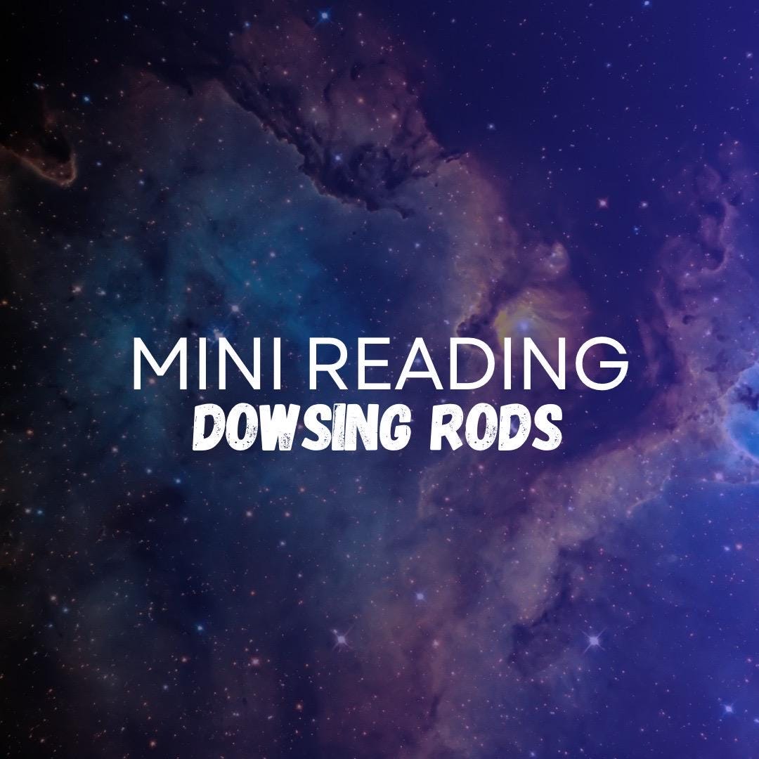Intuitive MINI Dowsing Rod Reading - Etsy