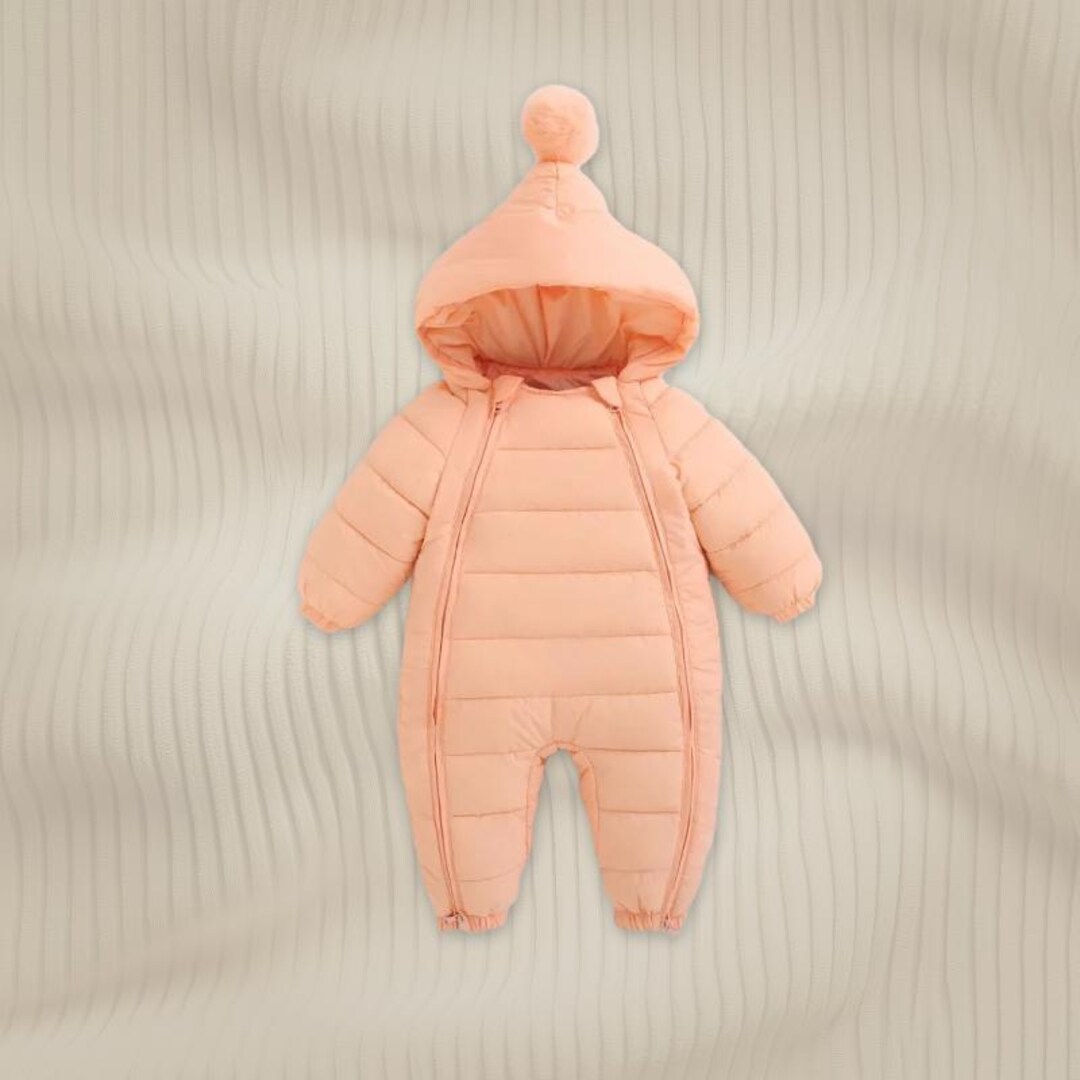 Newborn Baby Jacket Romper Unisex Autumn Winter Clothes Cute Long ...