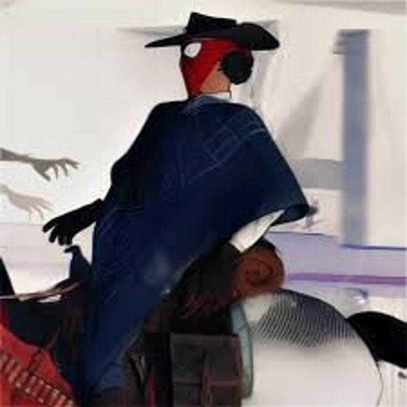 Webslinger Spiderman Patrick Ohara Mask (cowboy Spiderman) From Across ...