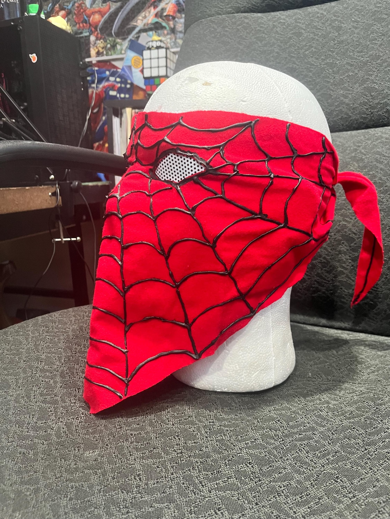 Webslinger Spiderman Patrick Ohara Mask (cowboy Spiderman) From Across ...