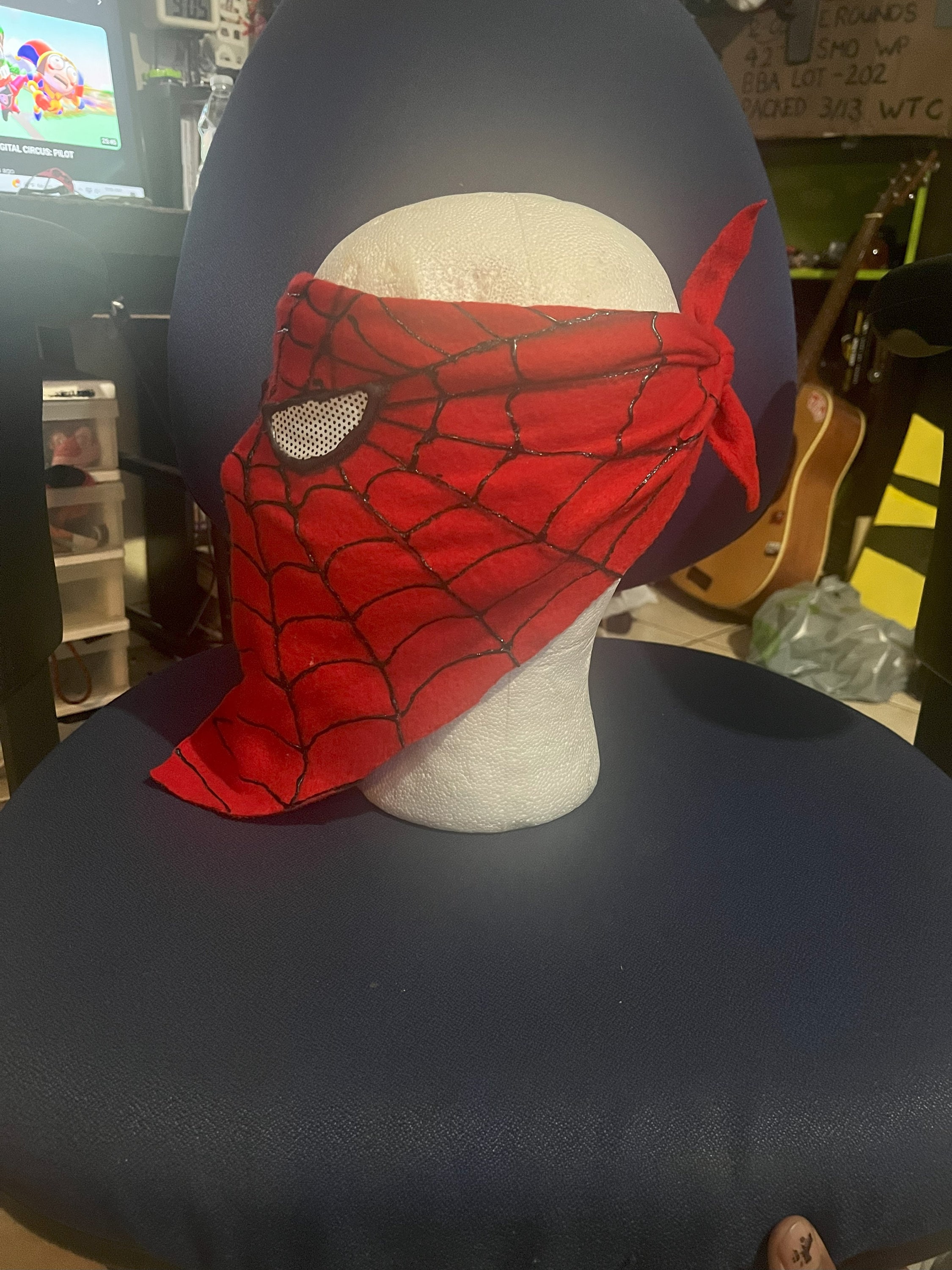 Webslinger Spiderman Patrick Ohara Mask (cowboy Spiderman) From Across ...