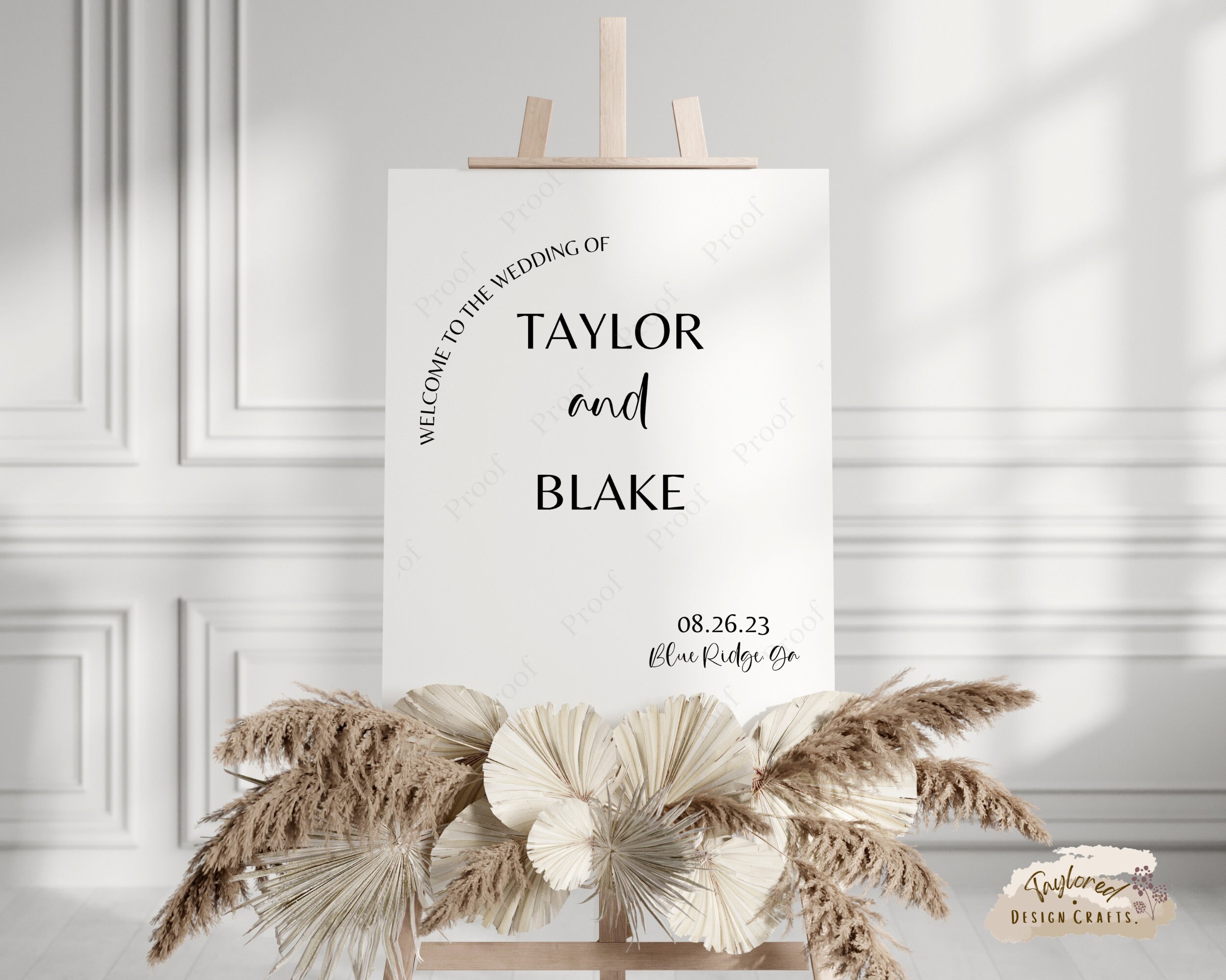 Wedding Welcome Sign Wedding Signage Wedding Decor - Etsy