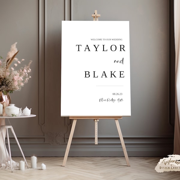 Wedding Easel - Etsy