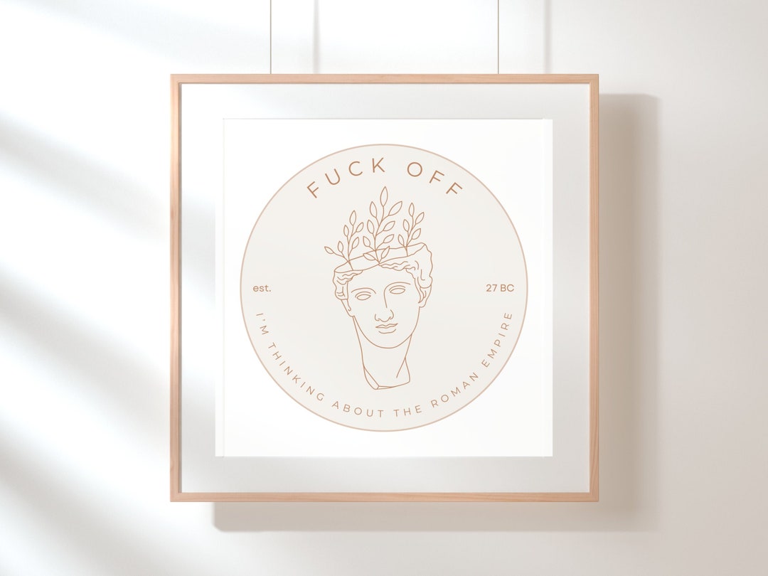 Roman Empire Digital Download Funny Printable Wall Art Minimalist Home ...