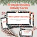 Christmas Advent Activity Cards PRINTABLE Christmas Game Decor ...