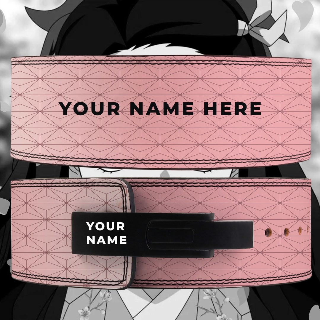 Demon Slayer Anime Powerlifting Lever Belt Anime - Etsy