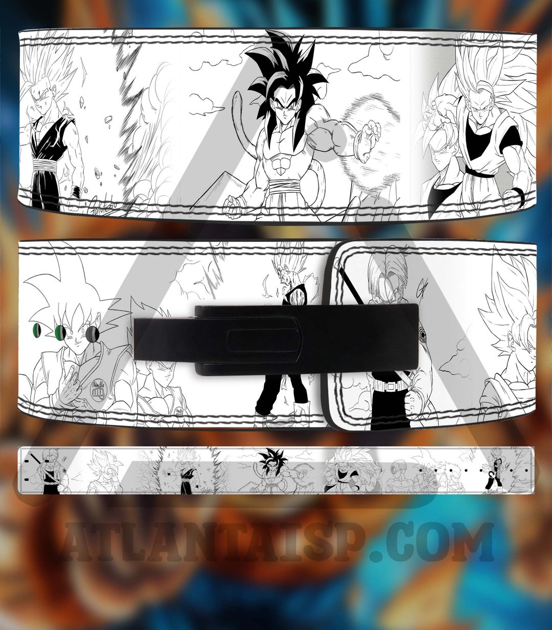 Dragon Ball Z Anime Lever Belt Trunks SSJ3 Belt Anime Gym Belt Goku ...