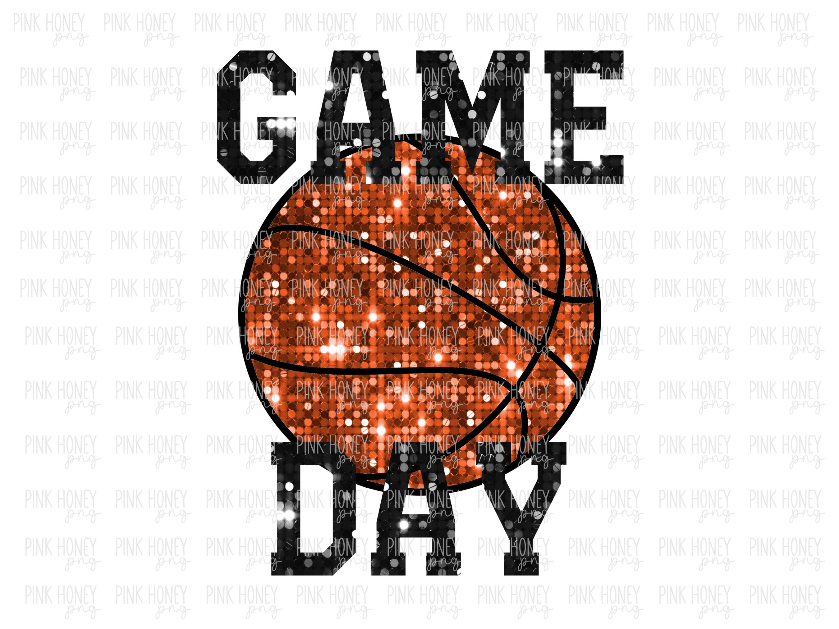 GLITTER Basketball PNG Game Day Png Sequin Basketball PNG Basketball ...