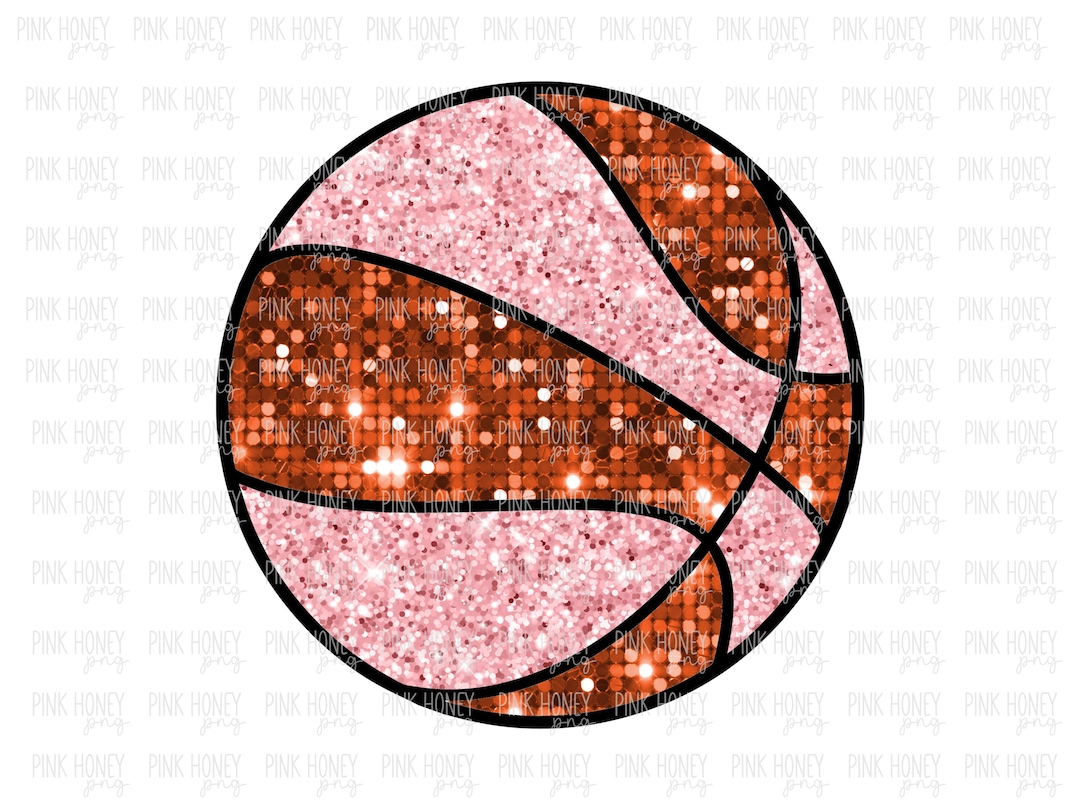 GLITTER Basketball PNG Sequin Basketball PNG Basketball Png Sports ...