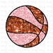 GLITTER Basketball PNG Sequin Basketball PNG Basketball Png Sports ...