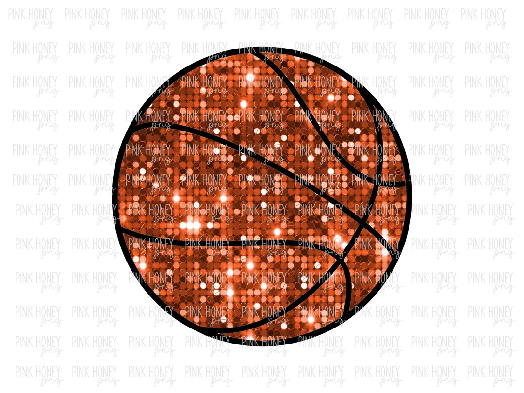 GLITTER Basketball PNG Sequin Basketball PNG Basketball Png Sports ...