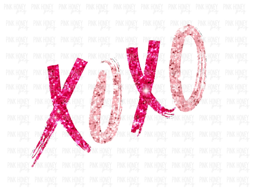 GLITTER XOXO Png Valentines Day Glitter Png Valentines Day Png ...