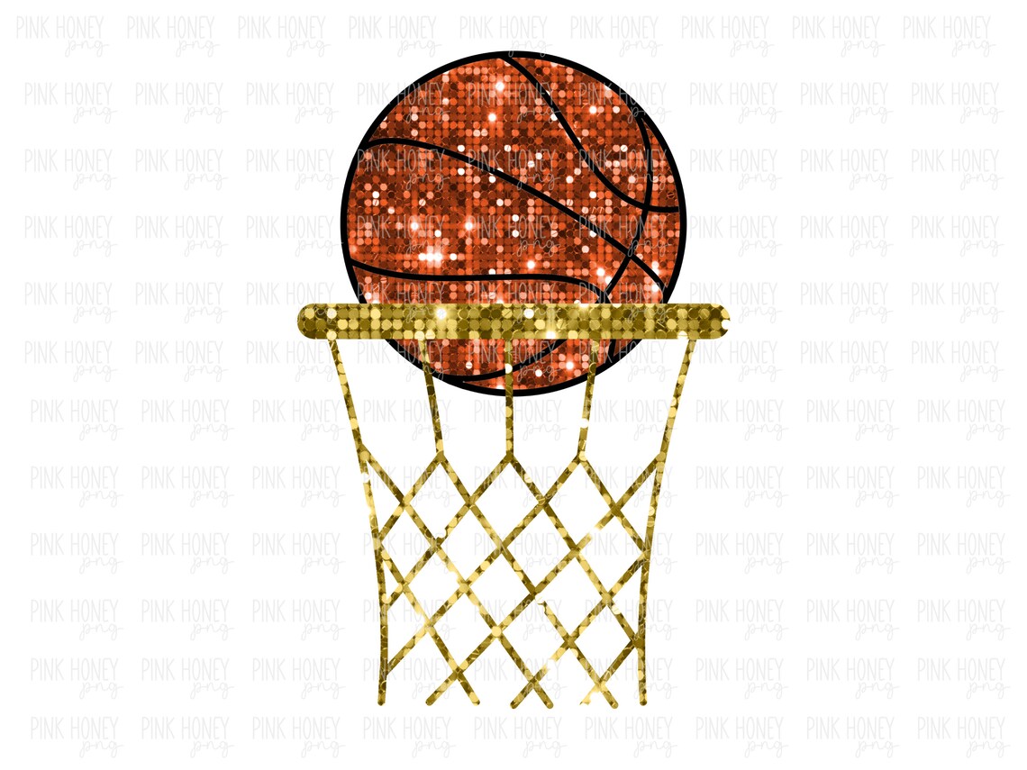 GLITTER Basketball PNG Sequin Gold Net Basketball PNG Basketball Png ...
